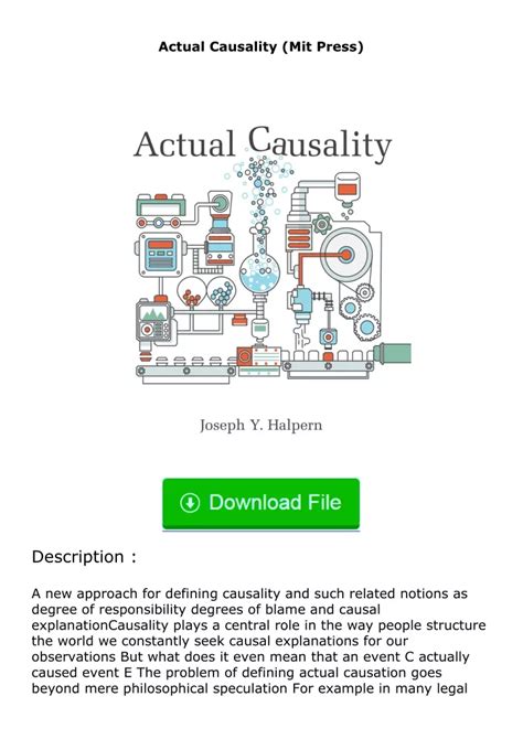 Ppt Read ⚡pdf Actual Causality Mit Press Powerpoint Presentation