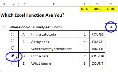 Which Excel Function Are You Contextures Blog