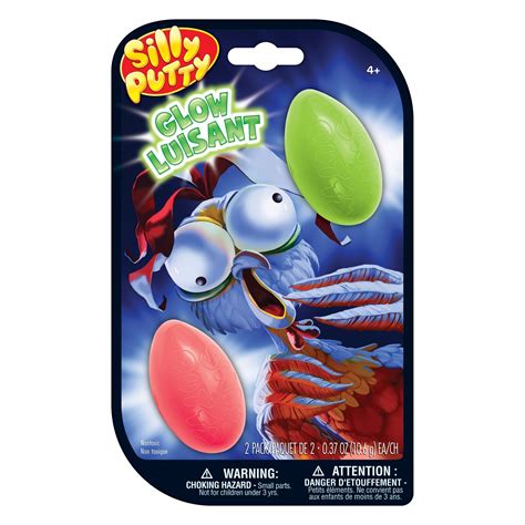 Crayola Silly Putty 2pk Glow In The Dark Simply Wonderful Toys
