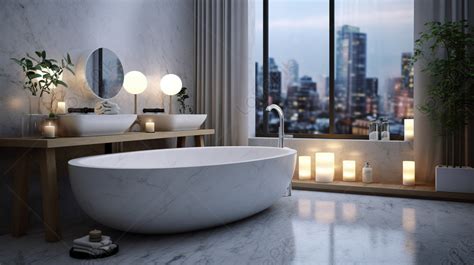 현대적인 욕실 배경의 욕조 인테리어를 갖춘 3d 대리석 탁상 세트 렌더링 대리 배경 현대적 배경 테리 배경 이미지 Hd 대리 현대적 테리 배경 사진 무료 다운로드