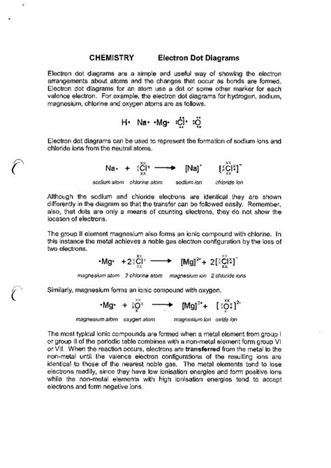 Electron Dot Diagrams Chemistry CHEMISTRY Electron Dot Diagrams Electron Dot Diagrams Are A