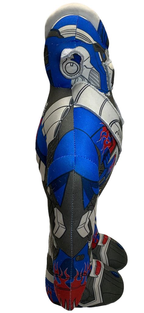 Optimus Prime Transformers Plush Age Of Extinction 17 In Stuffed Toy Blue 2014 4680387879