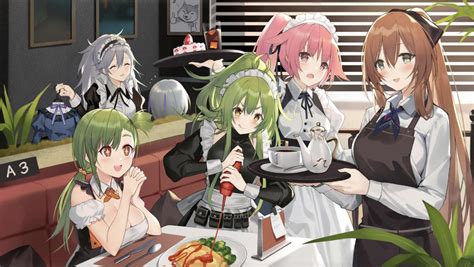 Contender Flowerful Maid Girls Frontline Contender Girls