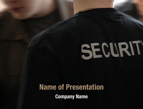Security Guard Ppt Templates Free Power Point Template PPT Template