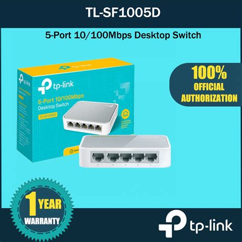 TP Link Port Fast Ethernet Switch Desktop Ethernet Splitter Unmanaged TL SF D TPLINK