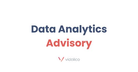 Data Analytics Advisory