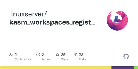 Github Linuxserverkasmworkspacesregistry