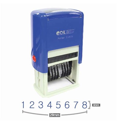 자동스탬프도장 넘버링8단잉크내장형고무인c 0509 티몬