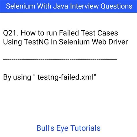 How To Run Failed Test Cases In Testng In Selenium Webdriver Testng