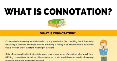 Connotation Definition And Examples