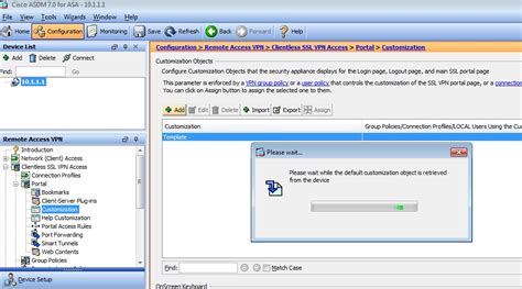 Solved Ssl Clientless Vpn Customization Cisco Community