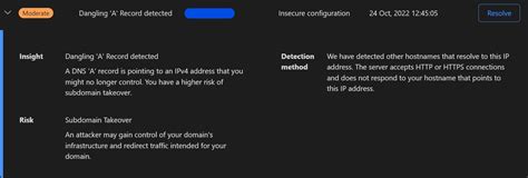 How To Resolve Cloudflare Sercurity Centre Dangling A Record