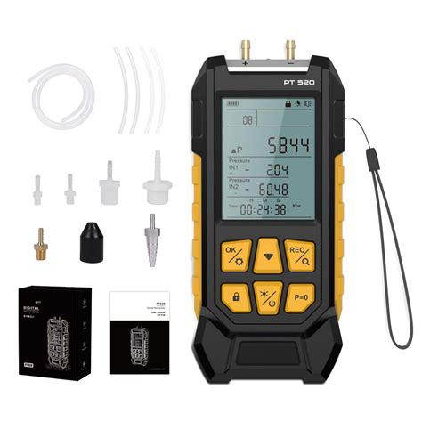 Digital Manometer Pt520 Dual Input Differential