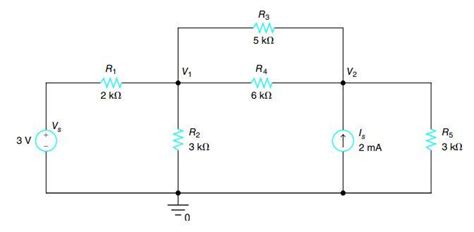 [solved] find v1 and v2 please include all the steps and e