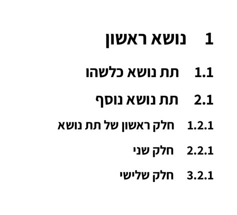 Right To Left Section And Subsection Numbers Are Reversed With Hebrew Babel Tex Latex