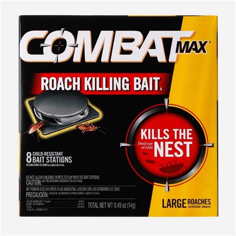 Combat Max Roach Killing Bait 8 Bait Stations 0 49 14g Gdsfph S4
