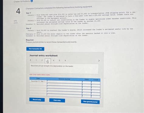 Solved Champion Contractors Completed The Following