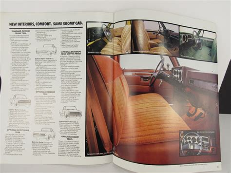 1981 Square Body Chevy Pickup Brochure Chevrolet Advertising 4853060371