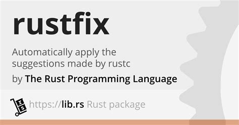 rustfix — rust 开发工具 lib rs rust 包仓库