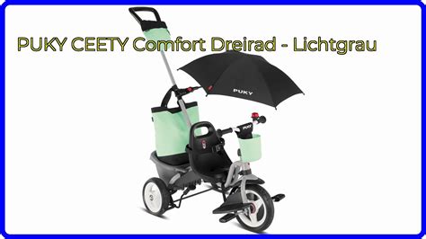 Bewertung 2025 Puky Ceety Comfort Dreirad Lichtgrau Wesentliche