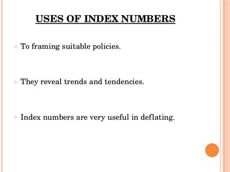 index number
