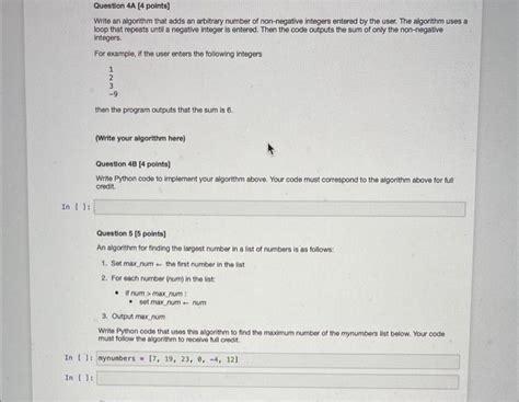 Solved Write An Aigorithm That Adds An Arbitrary Number Of