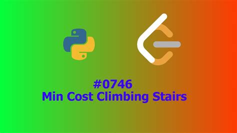 No Sound Leetcode 746 Min Cost Climbing Stairs Youtube