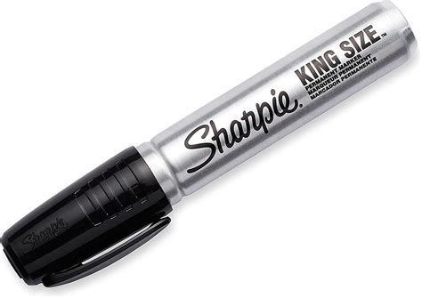 Sharpie 15661pp King Size Permanent Marker Chisel Tip Black 8 Markers For Wholesale