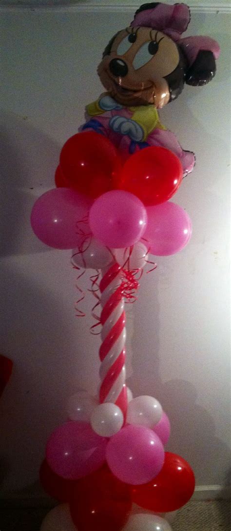 Minnie Mouse Balloon Column Minnie Mouse Party Minnie Mouse Balloons