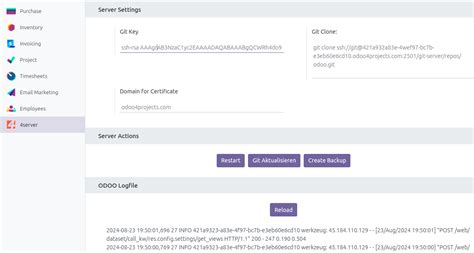 Pricing Odoo4projects