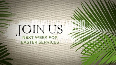 Palm Sunday Join Us Next Week Still 4thought Media Videos
