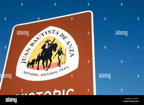 Juan Bautista De Anza Historic Trail In California On The Coast Route