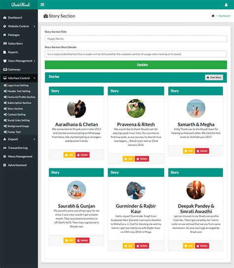 Datehook Php Script For Dating Website Inkthemes