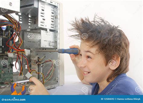 Computer Stock Photo Image Of Mother Crash Failure