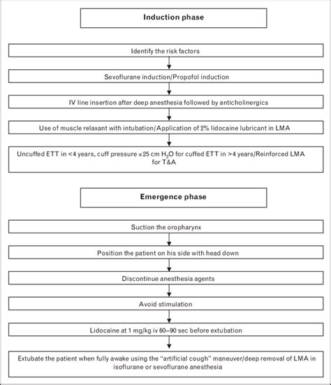 An Algorithm For Prevention Of Laryngospasm Download Scientific Diagram