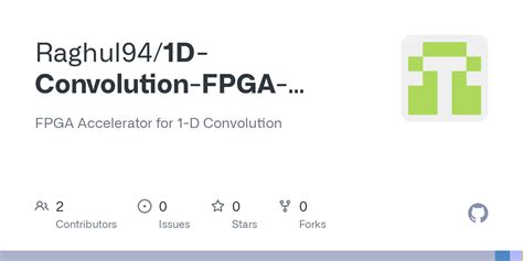 Github Raghul941d Convolution Fpga Accelerator Fpga Accelerator For