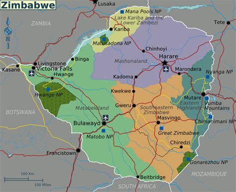 Maps Of Zimbabwe Shadows Of Africa