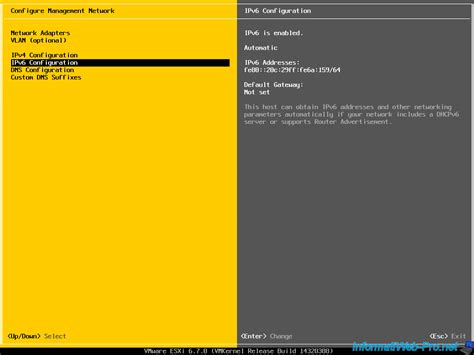vmware esxi 7 0 or 6 7 direct console user interface dcui