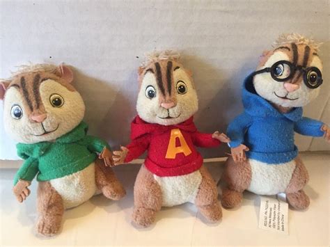 Alvin And The Chipmunks Plush Toy Original 2007 Release 1818225041