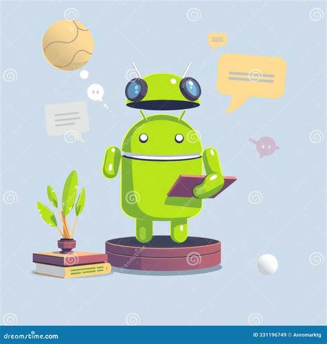 Android Chatgpt As A Component Of Future Chatgpt Illustration Education Stock Illustration