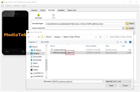 آموزش فلش نصب رام دستگاه های مدیاتک با SP Flash Tool