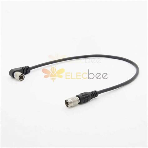 4 Pin Elecbee Right Angle Male To Straight Male Power Supply Cable 0 3M