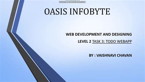 vaishnavi chavan on linkedin task 3 webdevelopment oasisinfobyte