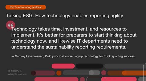 Does Your Company Have The Technology Infrastructure In Place To Report On Esg Sergey Volkov Cfa