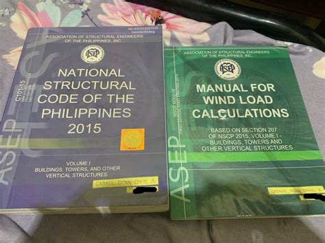 Asep Nscp And Wind Load Calculations Hobbies And Toys Books And Magazines Textbooks On Carousell