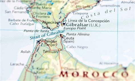 The Strait Of Gibraltar Is Disappearing Due To Tectonic Plate Movements