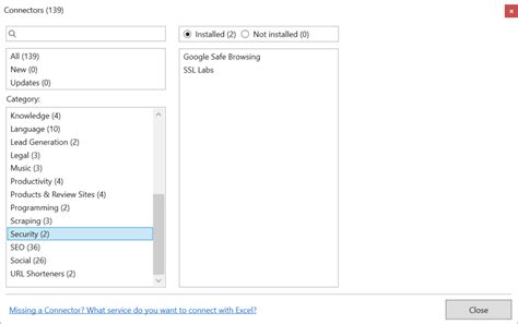 Google Safe Browsing Connector