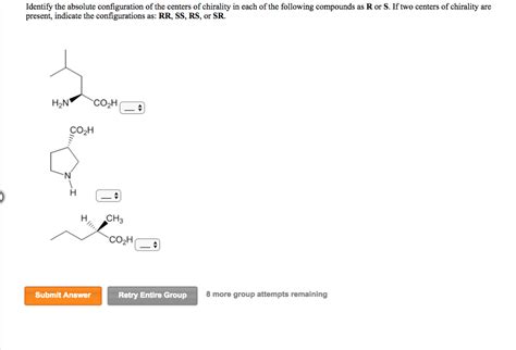 Solved Identify The Absolute Configuration Of The Centers Of
