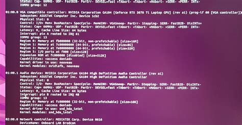 Ноутбук Asus Windows 11 не видит видеокарту Nvidia 3070ti а Ubuntu вроде видит 16 01 24 21