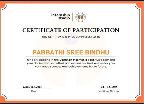 Pabbathi Sree Bindhu On Linkedin Hello 👋👋 Connections I Am Happy To Share This Participation…